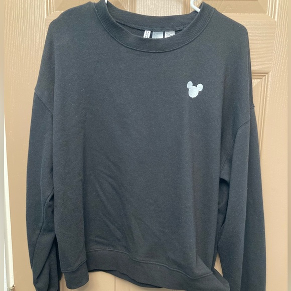Divided | Tops | Hm Disney Mickey Mouse Head Sweatshirt Xl | Poshmark
